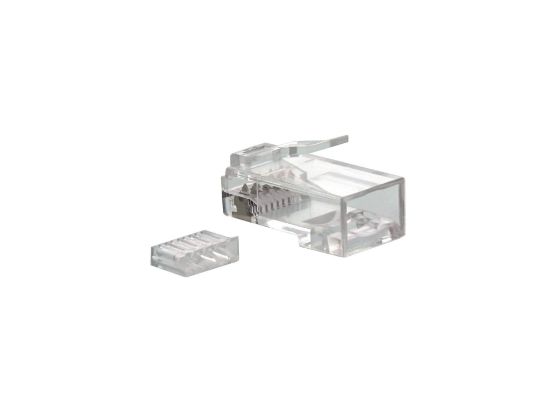 Networx Cat6 RJ45 Modular Connector with Load Bars - 100 Pack ...