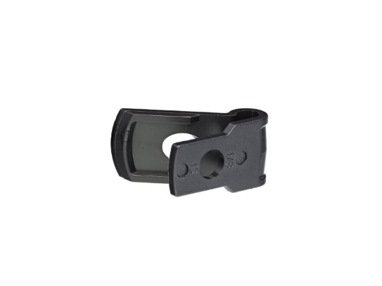 1/8 Inch UV Black Nylon Cable Clamps - 100 Pack, Screw Mount, RoHS & UL ...